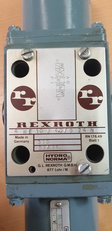 Válvula Rexroth 4 WE 10 J 4.0/G 24 N - Material Industrial | Oportunidadesindustriales.com
