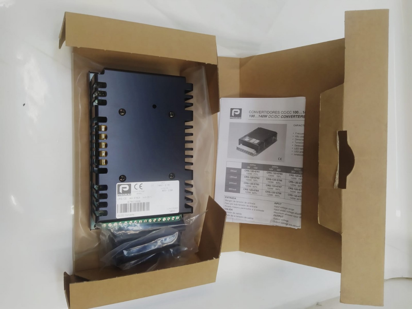 CONVERTIDOR DC/DC EN RIEL DIN CRS-120 PREMIUM - Material Eléctrico | Oportunidadesindustriales.com